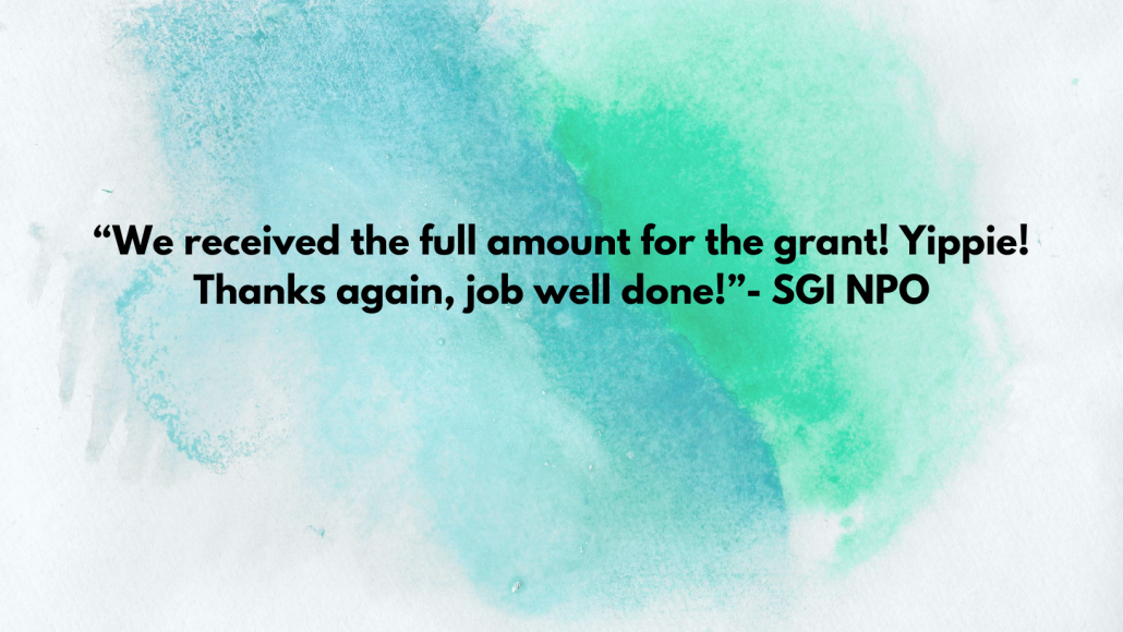 NON-PROFIT SUPPORT HOME | SGI Community Resources